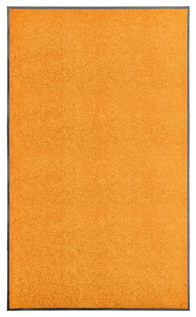 323455 vidaXL Rohožka pratelná oranžová 90 x 150 cm