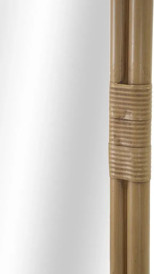 Volně stojící zrcadlo Panama 151 cm hnědé