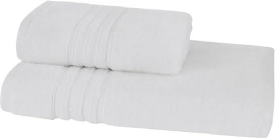 Soft Cotton Ručník ARIA 50x90 cm Bílá, 500 gr / m², Česaná prémiová bavlna 100% JACQUARD