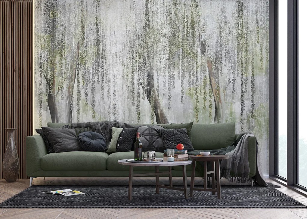 Fototapeta Šedé Oděrky | Vliesová fototapeta na zed' | 375 x 270 cm | DFT5P352231