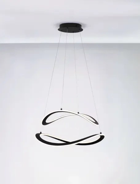 Designový lustr Celestia černá