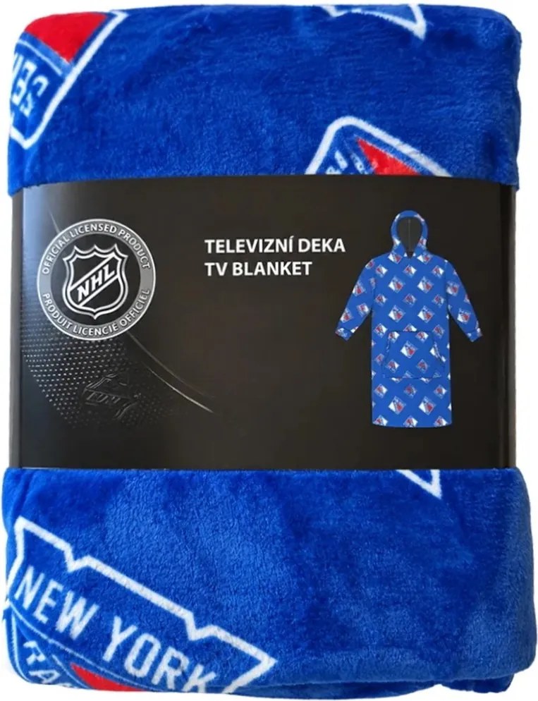 Mikinová televizní deka NHL New York Rangers - vel. XL