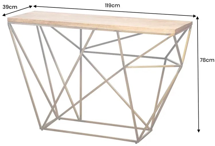 Konzolový stolek ANUBIS Dekorhome