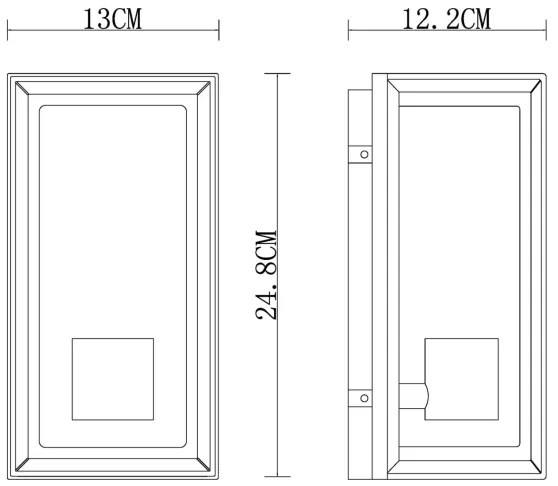 Globo 31982W - Venkovní nástěnné svítidlo LOGANA 1xE27/60W/230V IP44 bílá
