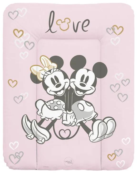 Ceba Baby Přebalovací podložka měkká 50x70 cm Minnie & Mickey růžová