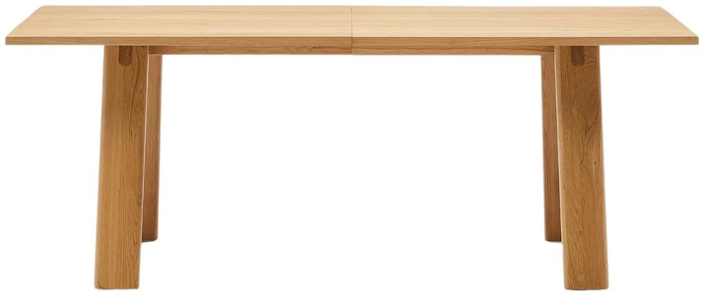 Dubový rozkládací jídelní stůl Kave Home Arlen 200/250 x 95 cm