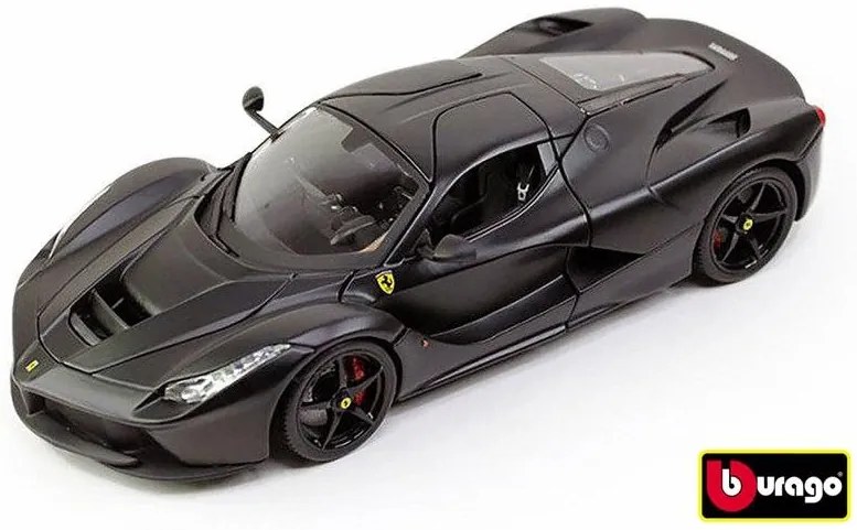 Kovový model bburago 1:18 ferrari signature series laferrari matt black