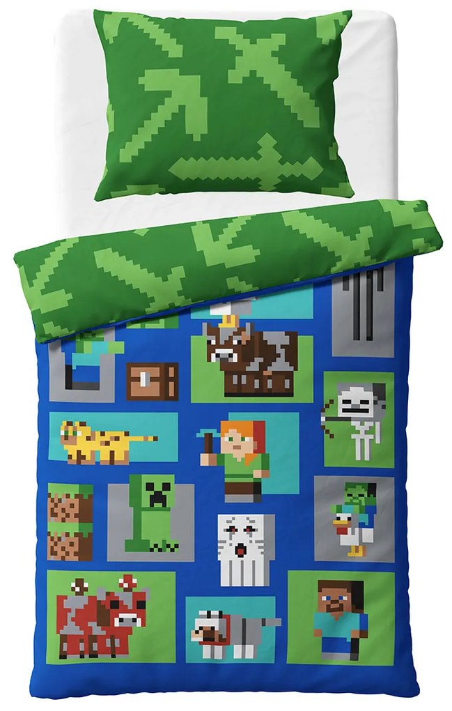 Dětské povlečení Minecraft Figure