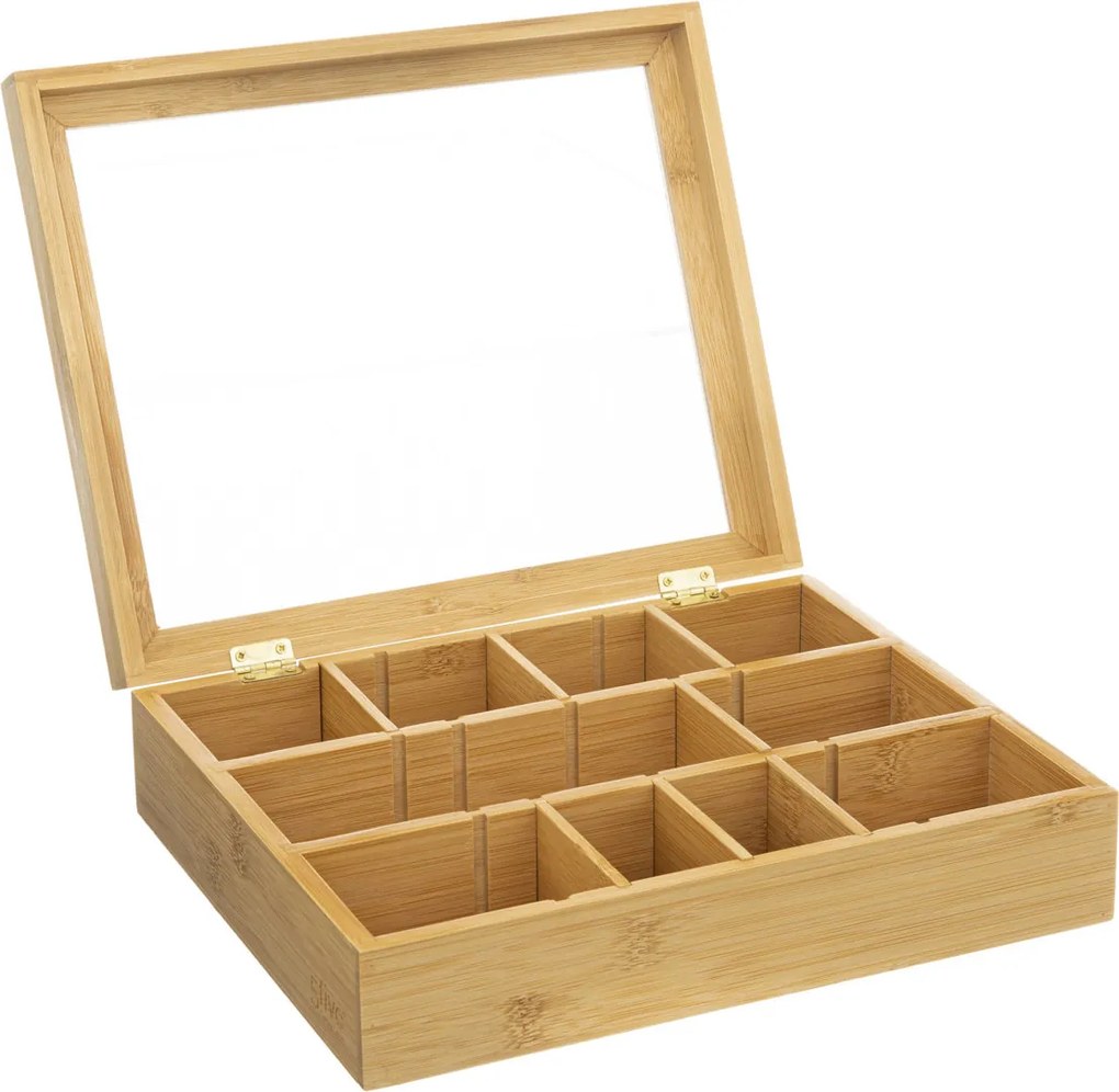 Krabička na čaj, 8 příhrádek