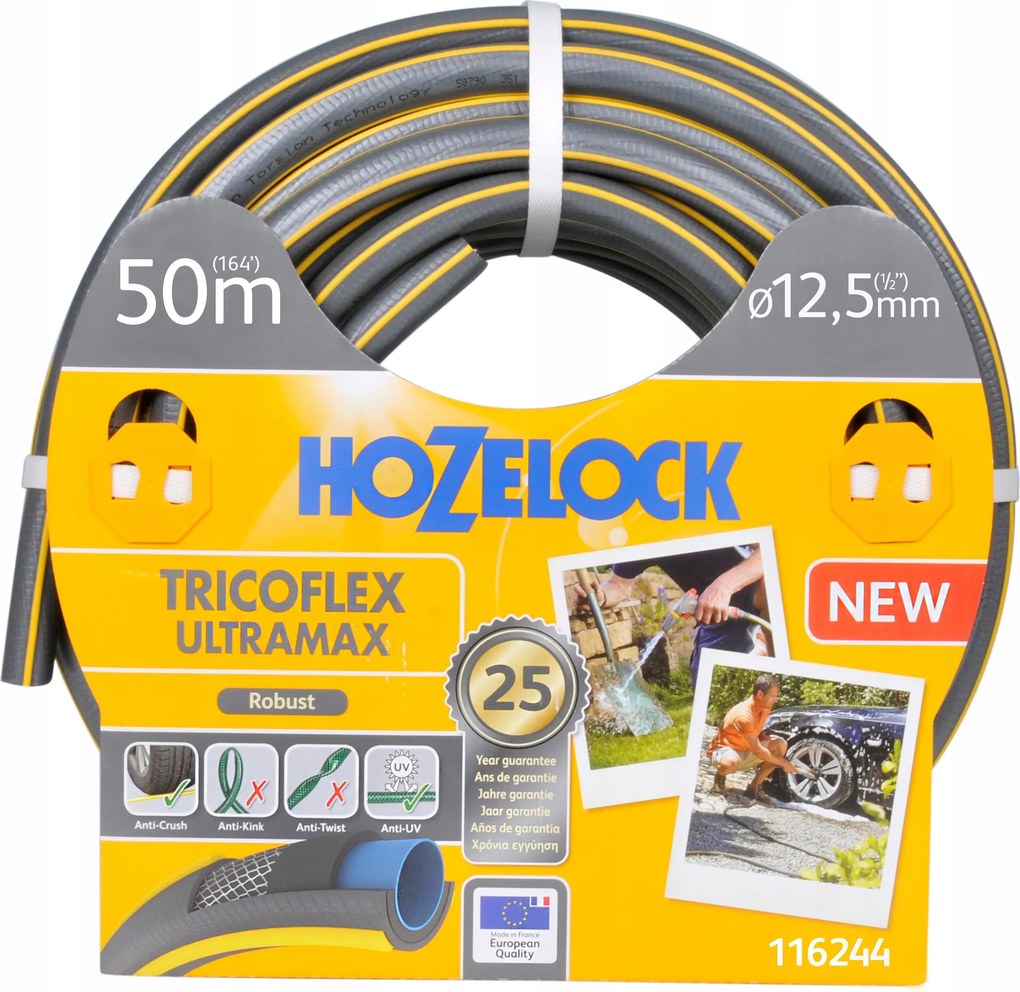 Zahradní hadice 1/2" 50 m 4-vrstvá Tricoflex Ultramax Tnt Hozelock 116244