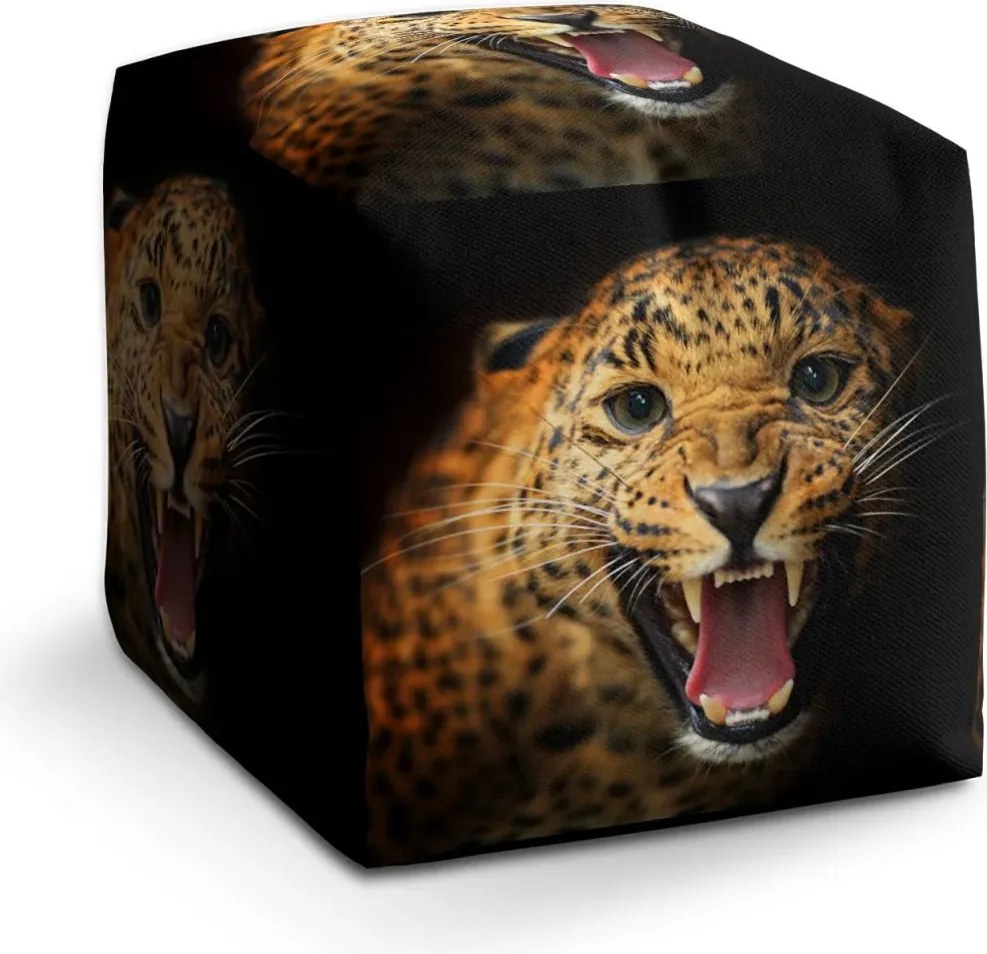 Sablio Taburet Cube Gepard 2 - 60x60x60 cm