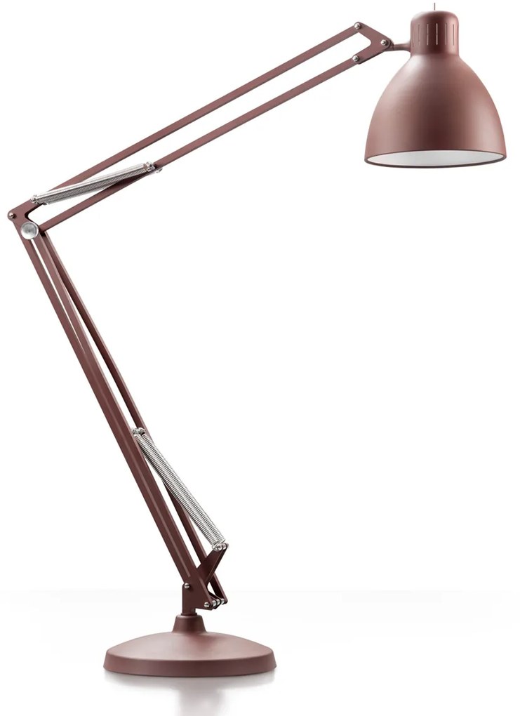 Leucos 0011145 JJ Great, rezavo-hnědá stojací lampa se stmívačem, 1x45W LED 2700/3000K, výška 285cm