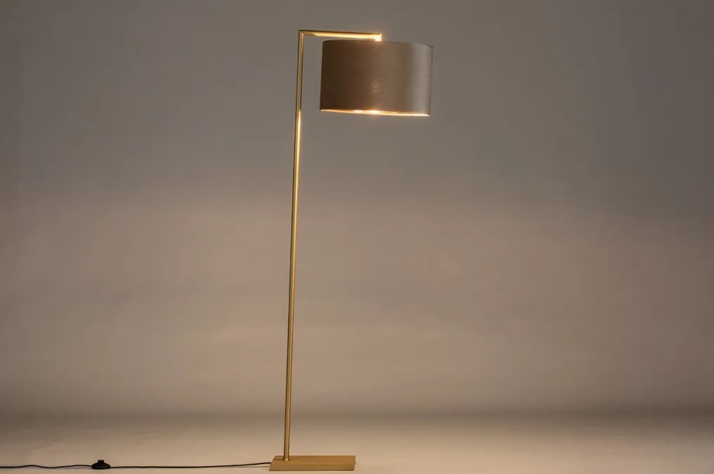 Stojací designová lampa Pallas Taupe Messe