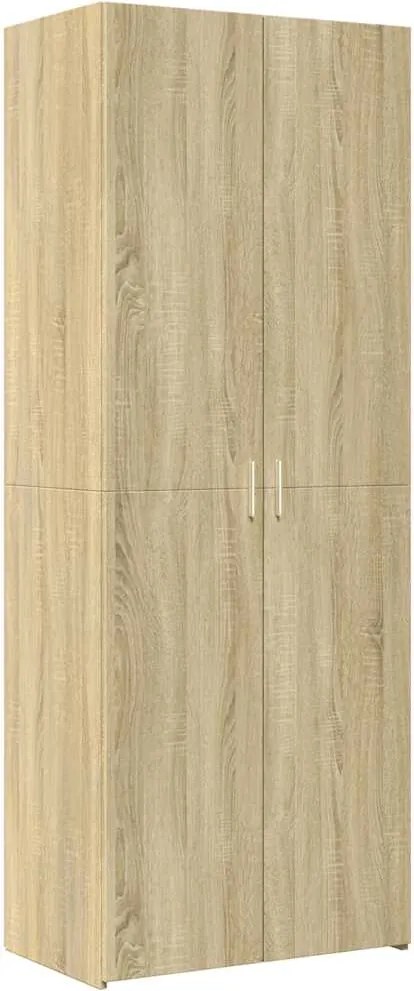 Úzká úložná dub sonoma 70x42,5x225 cm kompozitní dřevo 3281324