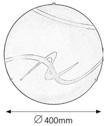Rabalux 1819 - Stropní svítidlo SOLEY 2xE27/60W/230V