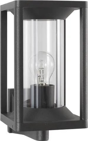 NV 9193101 Venkovní nástěnné svítidlo LOEVE antracitový hliník a čirý akryl E27 1x12W 220-240V IP65 bez žárovky - NOVA LUCE