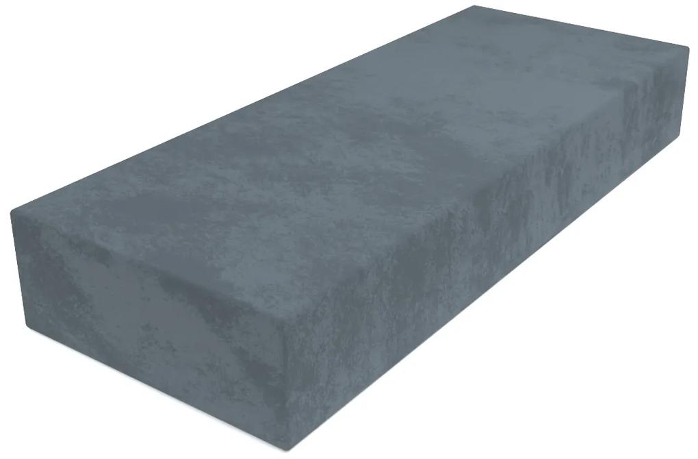 Válenda Jitka 200x80 cm molitanová šedá bez úložného prostoru