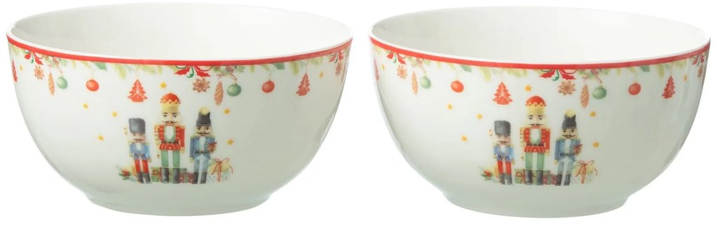 2ks miska s Louskáčky Chris Nutc v dárkové krabičce - Ø 14*7 cm / 560ml