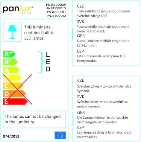 LED reflektor VANA PROFI LED 10W IP44 4000K Panlux PN34300009