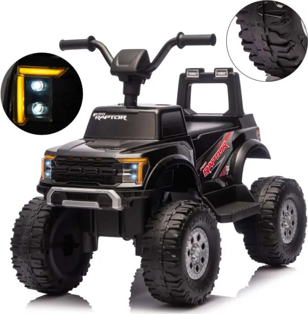 Elektrické autíčko Ford F-150 Raptor černé