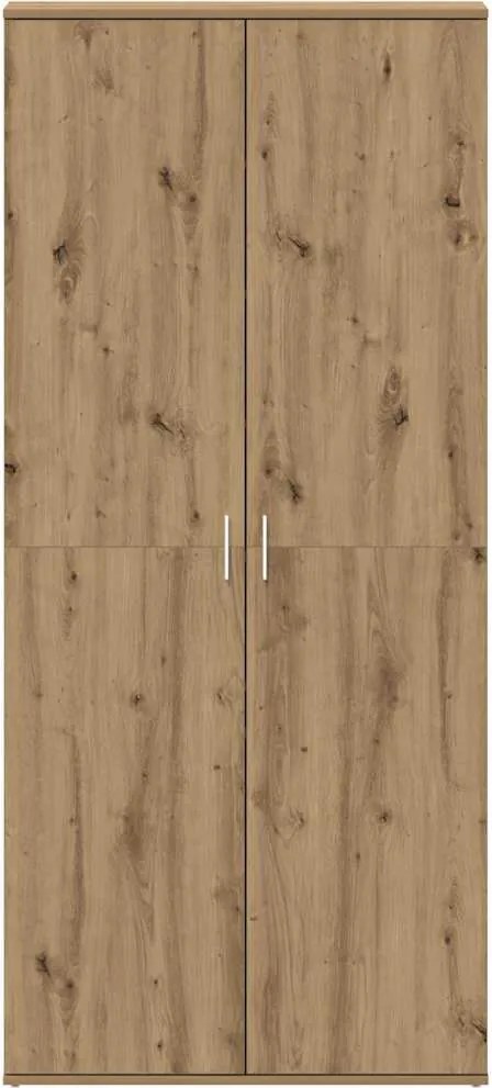 Skříň na obuv 80 x 39 x 178 cm Kompozitní dřevo Artisanový dub 3333874