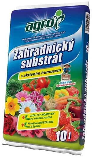 Zahradnický substrát AGRO 10l