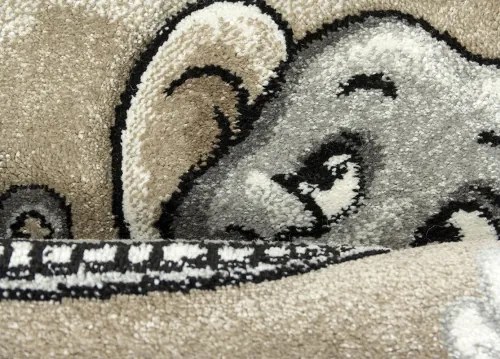Koberce Breno Kusový koberec DIAMOND KIDS 24292/760, Hnědá, Vícebarevné, 120 x 170 cm