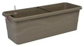 Gardenico Samozavlažovací truhlík Smart Systém Gardenie taupe, 40 x 19 x 22,5 cm