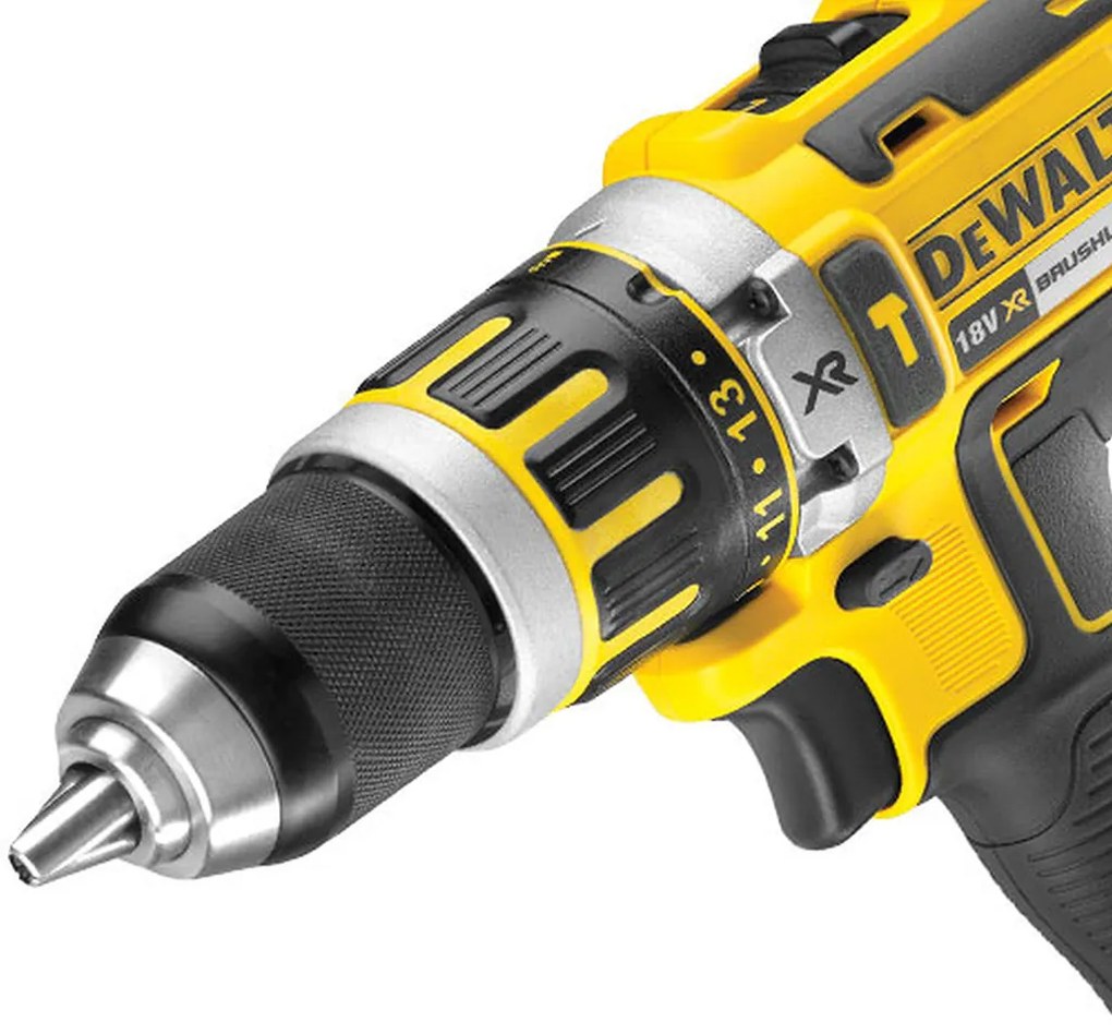DeWALT DCD795M2 Aku příklepová vrtačka/šroubovák XR (60Nm/18V/2x4,0Ah) kufr Tstak