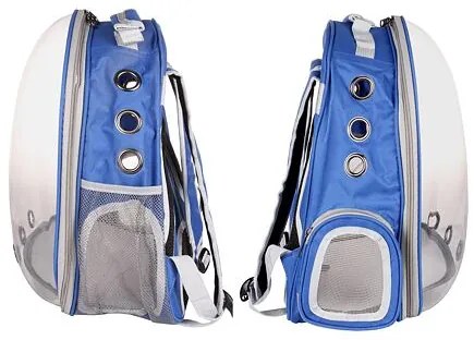 Merco Petbag Transparent batoh na mazlíčky tm. modrá balení 1 ks