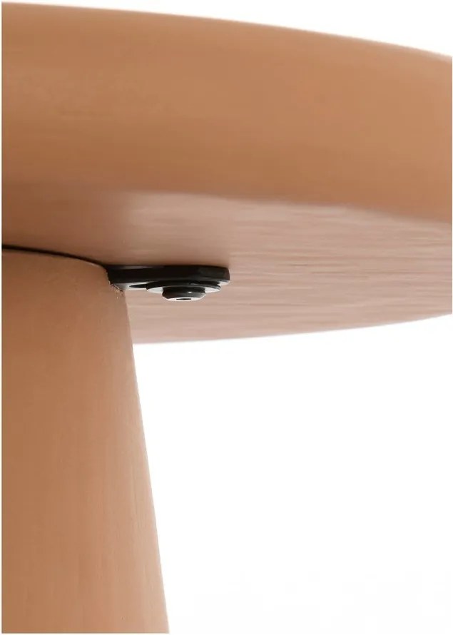Kulatý konferenční stolek v terakotové barvě ø 60 cm Kulona – Light & Living