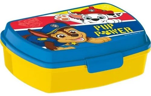 Stor Svačinový box Paw patrol 17,5 x 14,5 x 6,5 cm, modrá