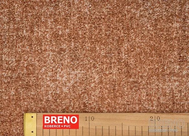 Breno Metrážový koberec BAVARIA 84 oranžový, šíře 400 cm, Oranžová