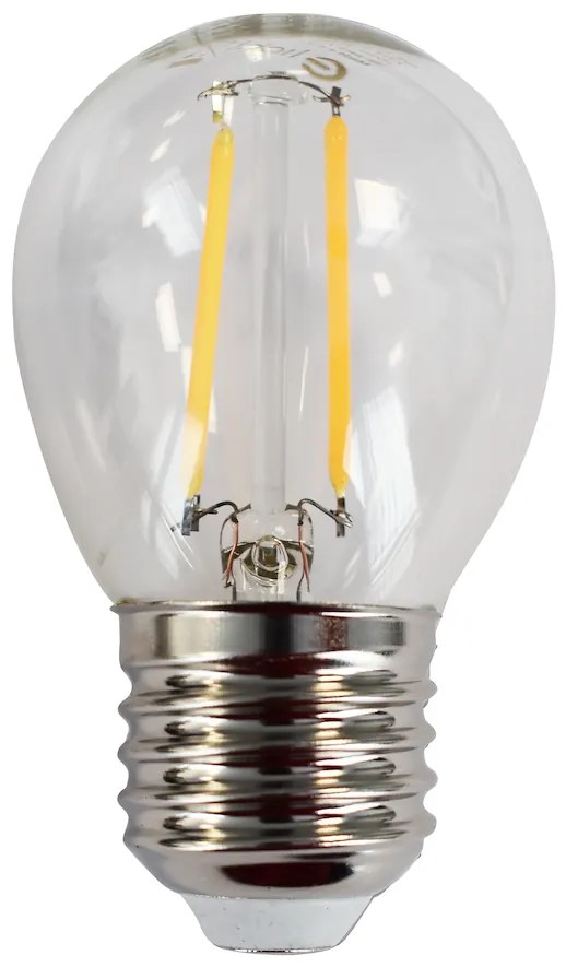 Dekorační LED žárovka E27 teplá 3000k 2w 250 lm