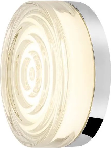 LA 1010211 CYFT WAVE XL Přisazené nástěnné a stropní svítidlo, 2700/3000/4000 K, 15 W, PHASE, 105°, IP65 černá / čirá - BIG WHITE (SLV)