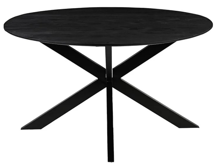 LABEL51 Jídelní stůl OTIS černý ⌀140 cm