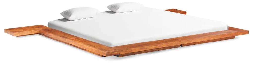 3056425 vidaXL Rám japonské futonové postele masivní akáciové dřevo 200x200 cm
