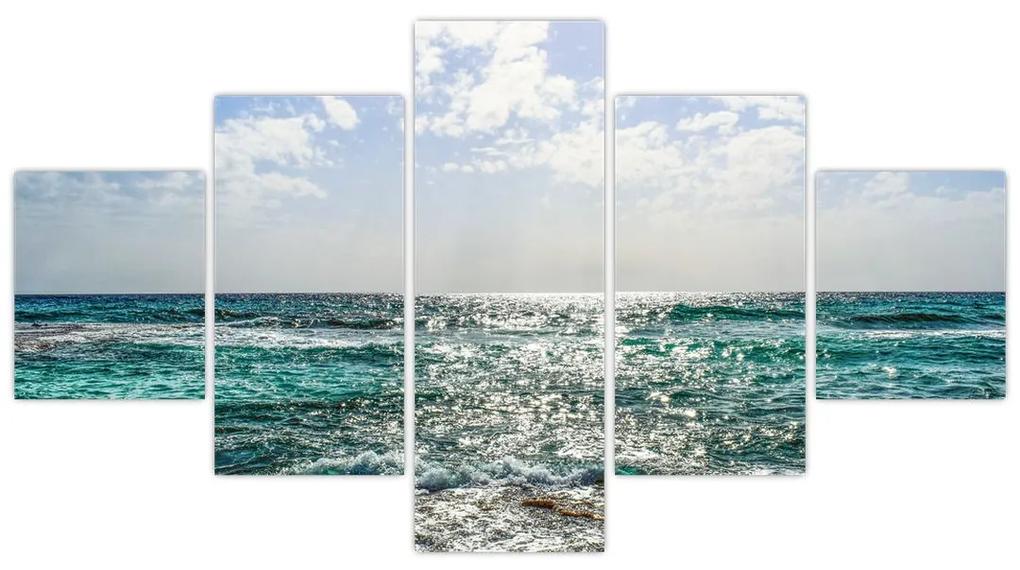 Obraz mořské hladiny (125x70 cm)