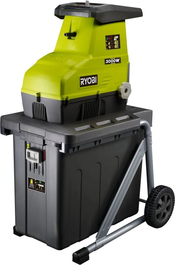 Ryobi Elektrický drtič zahradního odpadu RSH3045U, 3000 W, max. průměr větve: 4,5 cm