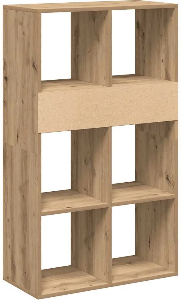 vidaXL Knihovna dub artisan 66x31x112 cm kompozitní dřevo