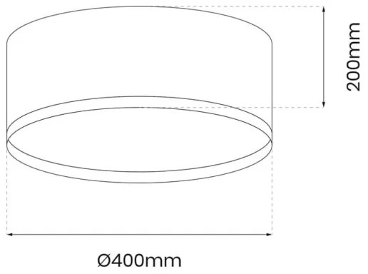 LED Stropní svítidlo RONDO LED/18W/230V zelená