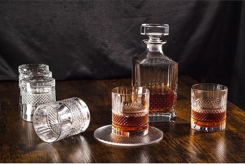 BOHEMIA PRESTIGE ELEGANTE PLATIN WHISKY SADA 1+6 KS