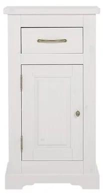 Koupelnová skříňka nízká Romantic 810 1D bílá borovice