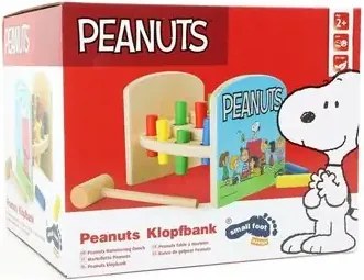 Small foot Dřevěná zatloukačka Peanuts / od 2 let