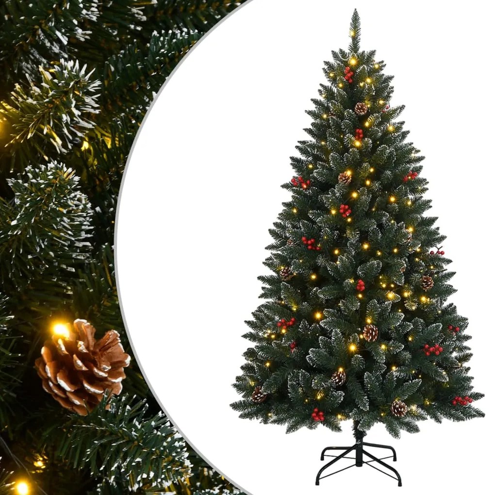 Umělý vánoční stromek s 300 LED 210 cm 3315756