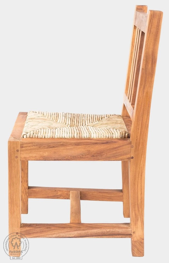 NANDA MINI - židle s výpletem z teaku
