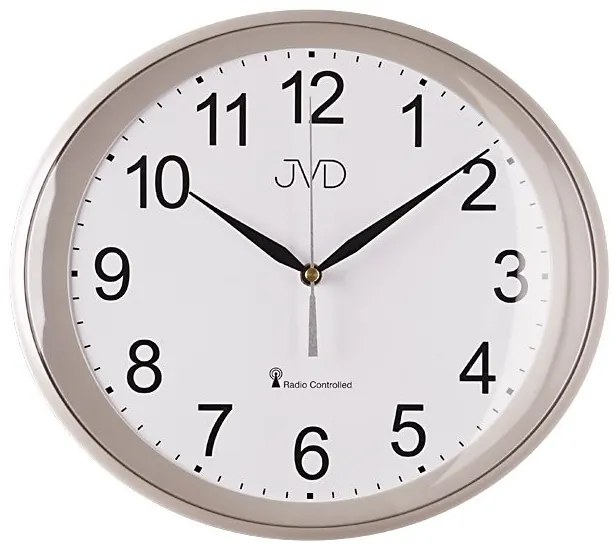 Přesné moderní rádiem řízené hodiny JVD RH64.5