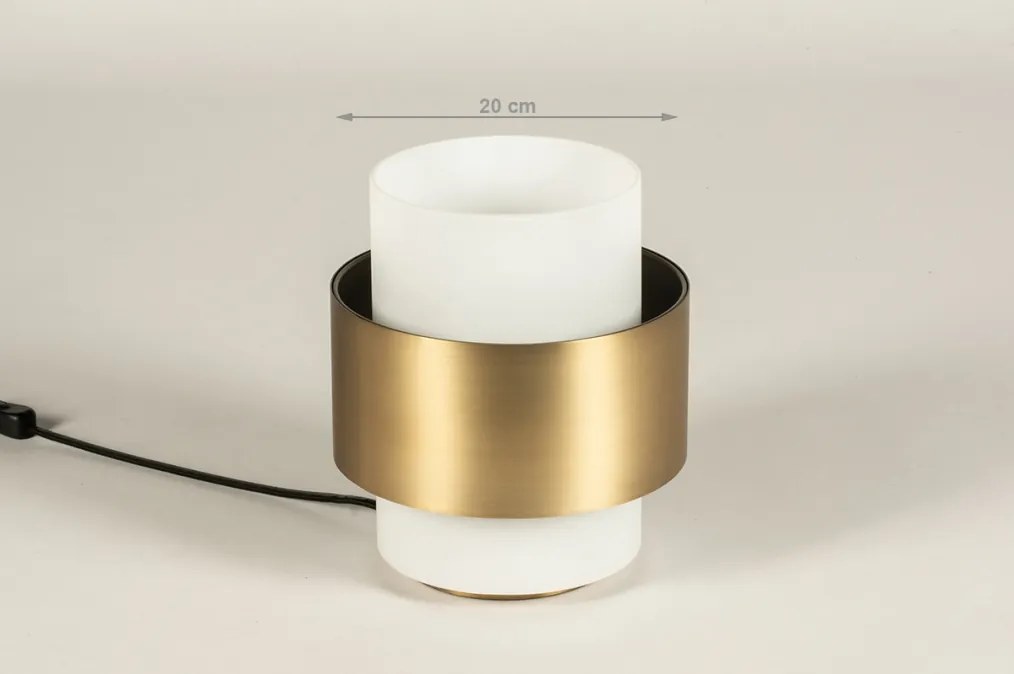 Stolní designová lampa Onyx Gold