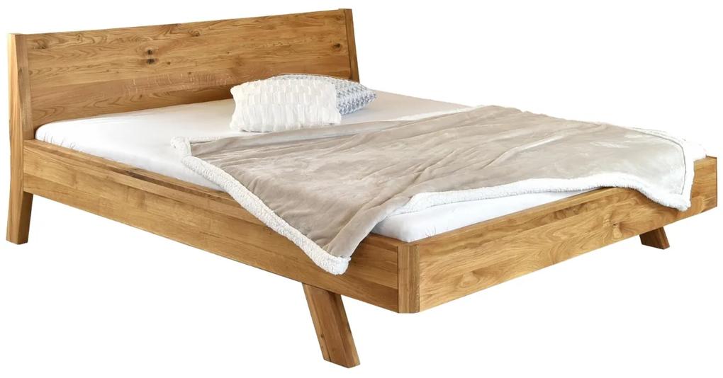 OnaDnes -20% Woody Masivní dubová postel Marianna 160 x 200 cm