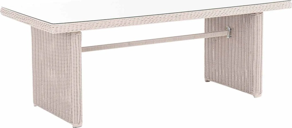Stůl Fontana XL – perleťově bílá